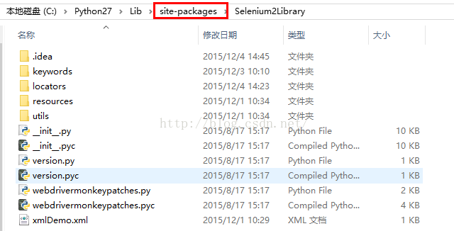 Selenium2library库文件的使用和简析 Csdn博客