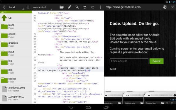 15款android设备上的代码编辑器droidedit Csdn博客