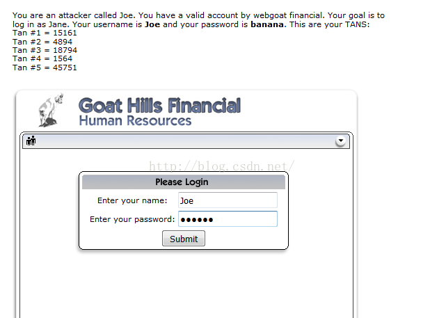 Webgoat实验之authentication Flaws（认证缺陷） 20160109webgoat Password Strength Csdn博客 
