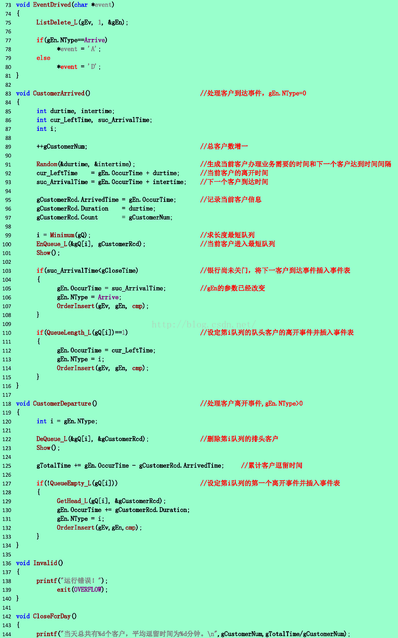 3 9 模拟银行排队过程 栈和队列 第3章 《数据结构》课本源码 严蔚敏吴伟民版数据结构银行模拟业务使用栈与队列 Csdn博客 9358