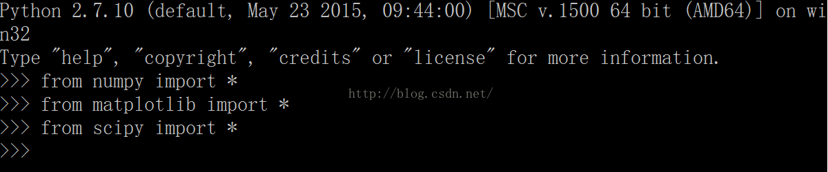 Win10 64bit Python27 安装 Numpy Scipy Matplotlibwin10 Python 27安装scipy Csdn博客
