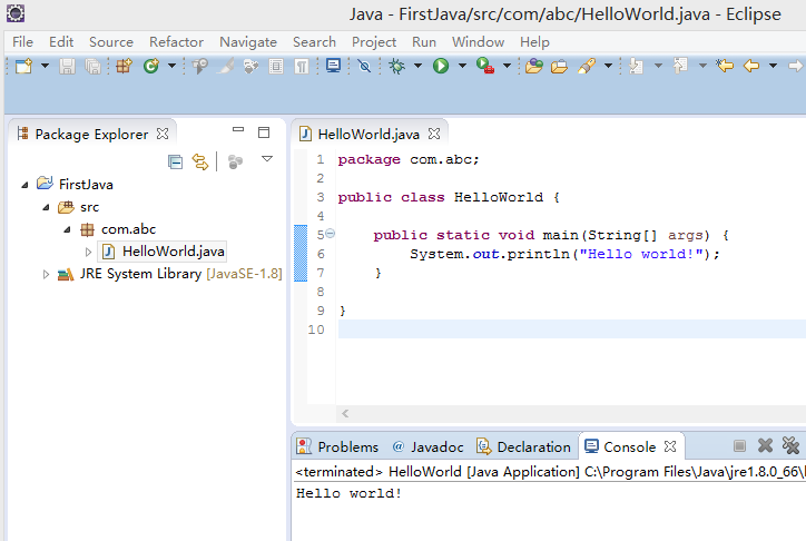 Java笔记2：eclipse编写第一个java程序eclipse开发第一个java程序 Csdn博客 