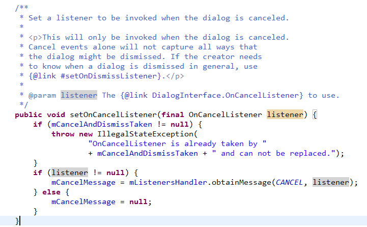 Dialog dismiss 和 cancel的区别_dialog的cancel和dismiss-CSDN博客