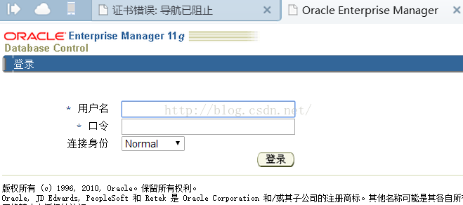 Oracle Localhost 1158 Em 无法打开 Oracle 访问em协议不受支持 Csdn博客