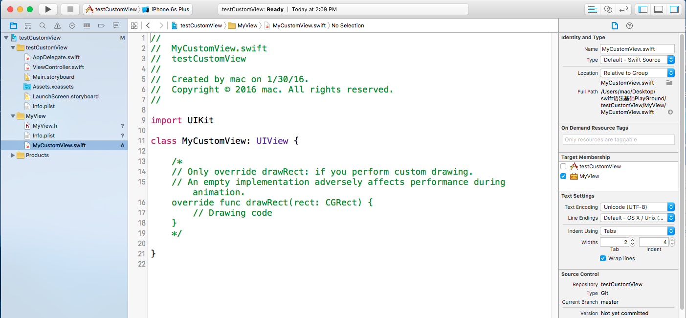 通过xcode7代码实时预览功能快速开发自定义控件一xcode实时预览 Csdn博客 