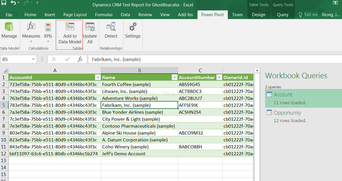 使用excel Powerquery和powerpivot分析dynamics Crm数据powerquerypowerpivot Csdn博客