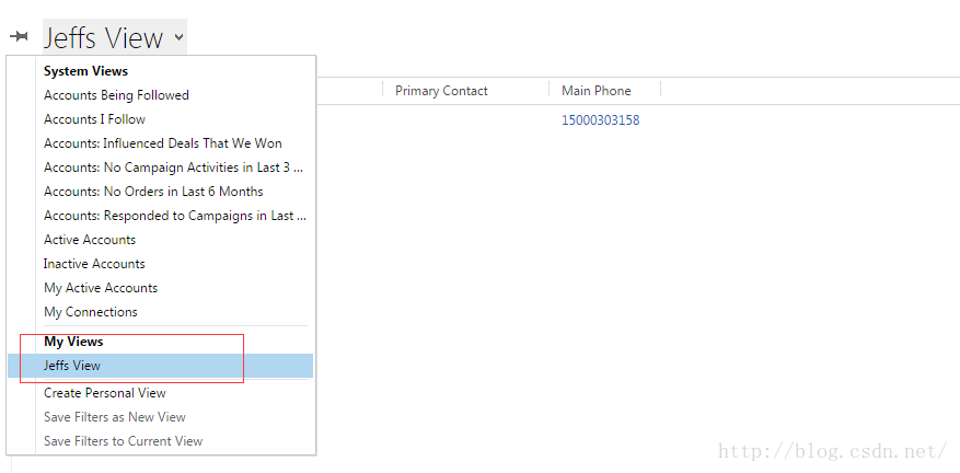 Dynamics Crm 20152016 Web Api：基于视图的数据查询savedqueryid Csdn博客 