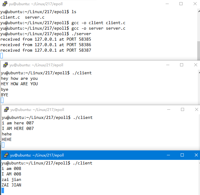 Socket编程 Epoll模型服务端客户端通信的实现c Socket Epoll 实现客户端 跟 服务器 Csdn博客