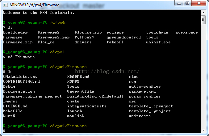 Pixhawk自学笔记之windows下的cmake编译 Cmake编译 Px4 Csdn博客