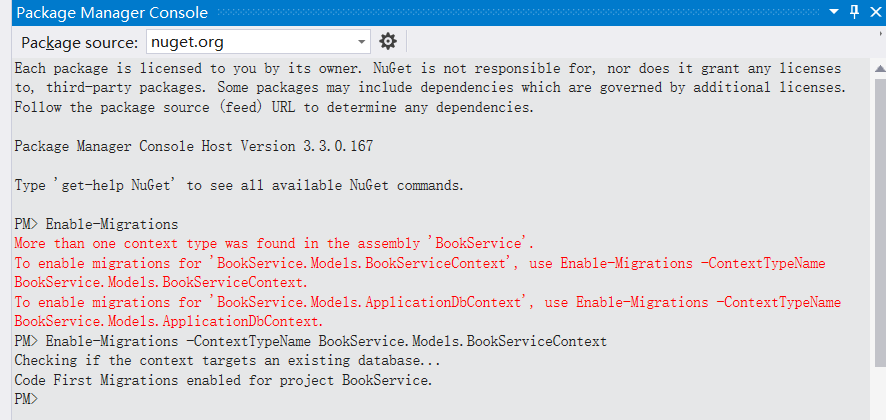 【web Api系列教程】33 — 实战：处理数据（建立数据库）打开 Package Manager Console 并运行 Update Database 命令来 Csdn博客 