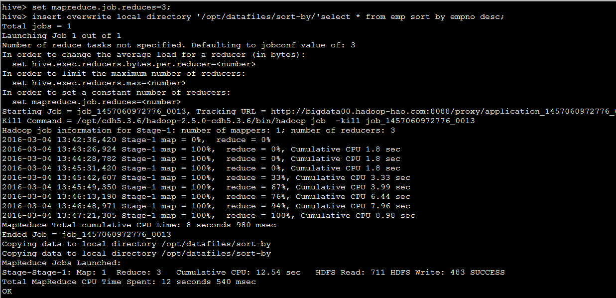 Hive 表加载，导出和查询local Data Local Inpath Csdn博客 
