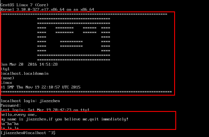 设置自己的linux开机画面，及每个用户登录时显示通知linux配置登录前看到内容 Csdn博客