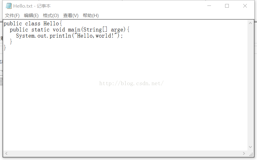 Java笔记2：使用命令行编译运行 Helloworld”在命令行界面使用javac、java命令编译并运行helloworld程序 Csdn博客