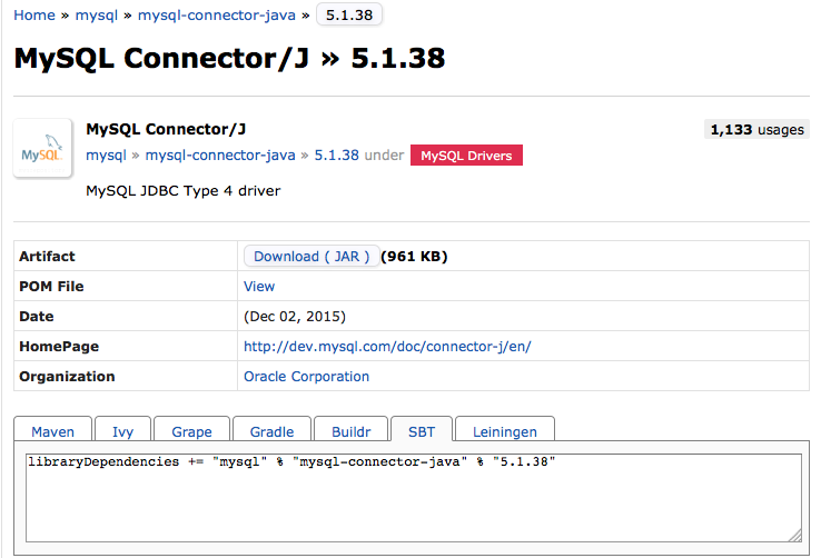 Scala 使用jdbc方式访问mysqlscala Jdbc连接mysql Csdn博客