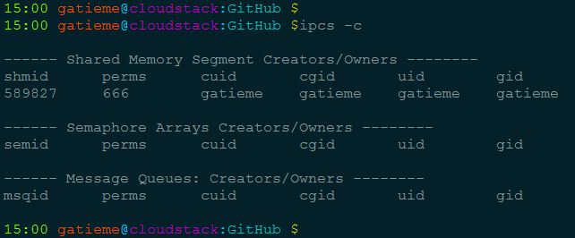 进程间通信之-IPCS/IPCRM命令详解--linux内核剖析（十二）_ipcs -u-CSDN博客