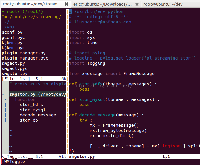Vim Ctags Taglist Winmanager Vim Ctags Taglist Csdn博客