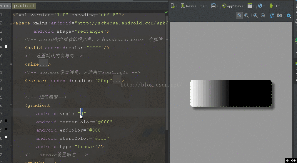 Android之shape综述篇android 代码写shape Csdn博客 