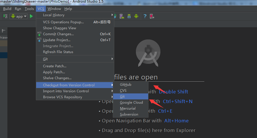 Android Studio如何使用Git提交代码到GitHub和OsChina并解决冲突_as拉取代码冲突-CSDN博客