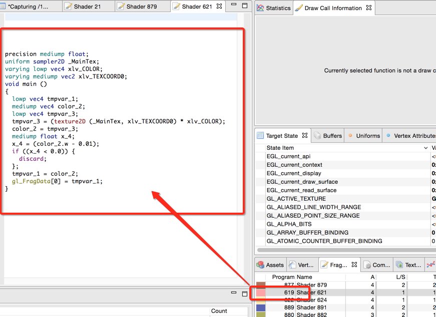 使用mali Graphics Debugger调优unity程序（killer示例） Csdn博客