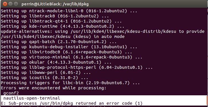 Sub-process /usr/bin/dpkg returned an error code (1) 问题解决_dpkg returned an error code 1-CSDN博客