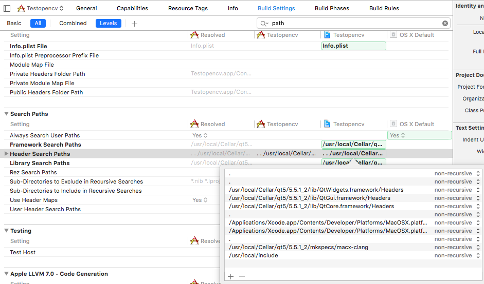 xcode中配置opencv: No member named 'clock_t' in the global namespace_no member named 'labs' in the ...