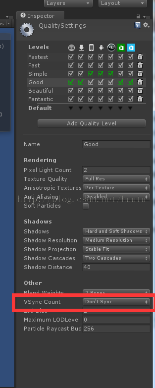 Unity3d帧率设置及在游戏运行时显示帧率quality Setting Target Fps Csdn博客 