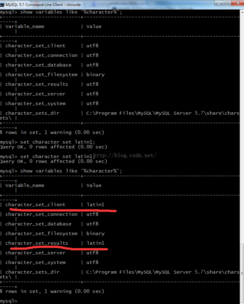 Mysql Set Name、set Character Set区别set Names Set Character Csdn博客 