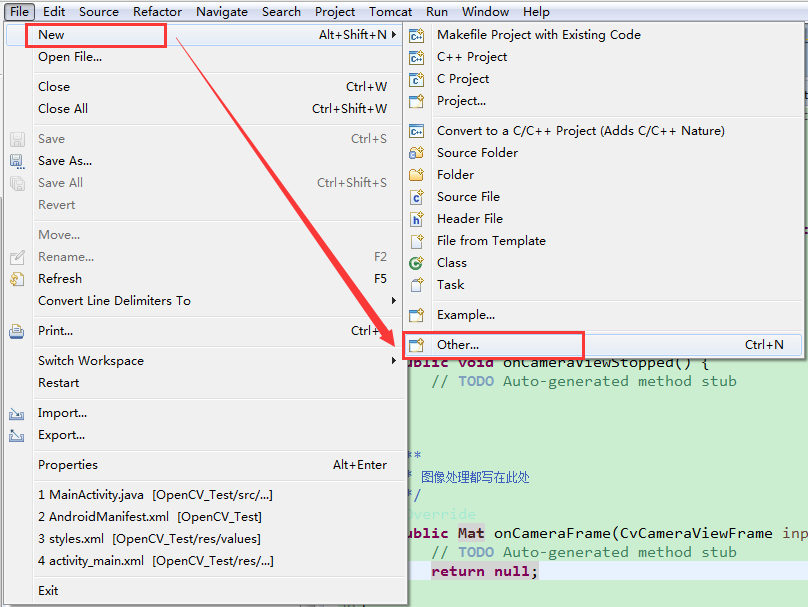 Opencv学习笔记（六）—— Opencv For Android打开相机opencv 28 Baseloadercallback Csdn博客