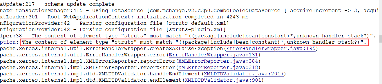 The Content Of Element Type Struts Must Match Package Include Bean Constant Csdn博客
