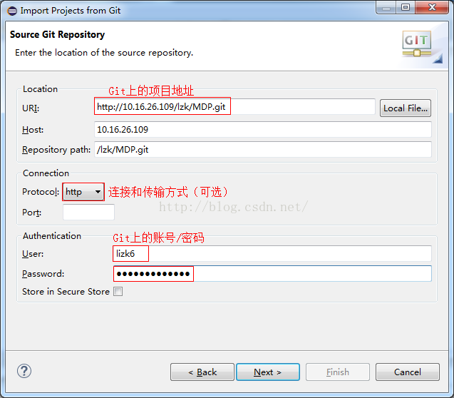 Eclipse导入git工程（与ssh两种导入方式） Eclipse如何导入git Ssh Csdn博客