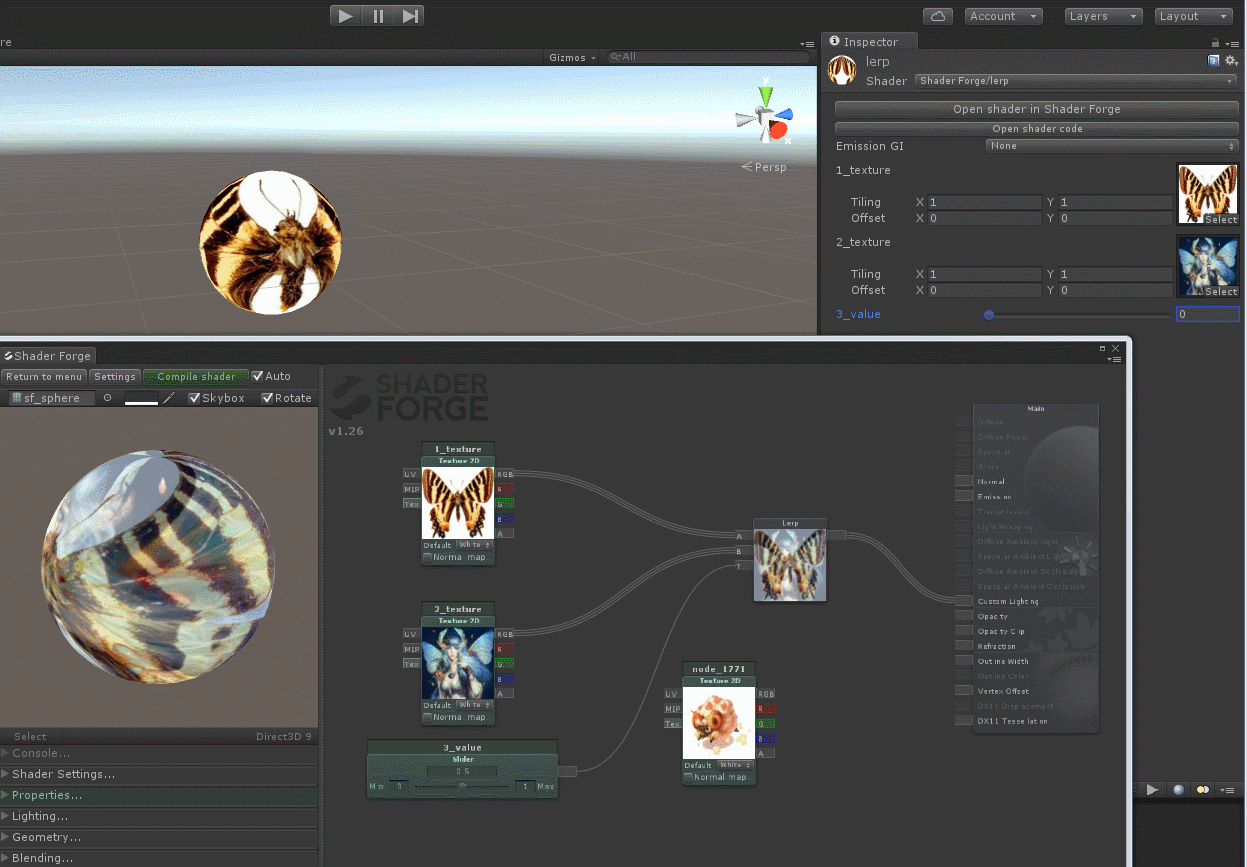 Shader Forge初级篇线性差值 Lerpshader Forge 设置 Csdn博客
