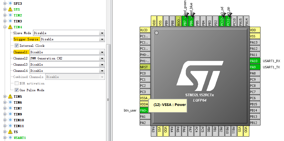 Stm32定时器单脉冲输出stm32单脉冲端口复用后输出长高 Csdn博客 
