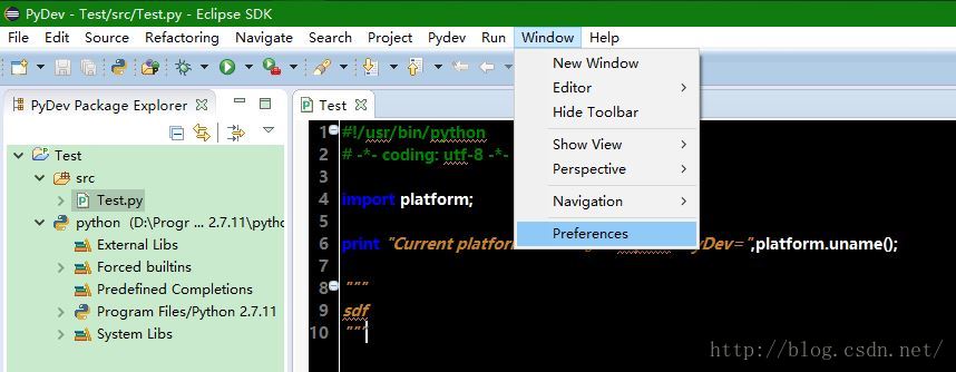 【eclipsepydev】字体、颜色和背景的个性化设置pydev 不变色 Csdn博客 