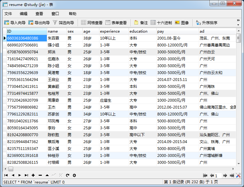 利用python爬取58同城简历数据python爬取求职者简历名字为星号 Csdn博客 
