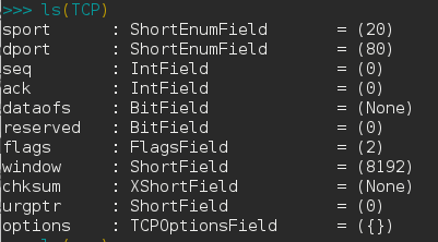 （转）python+scapy 抓包与解析 - 景木 - 博客园