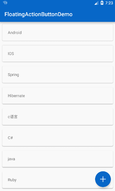 Android Design Support Library--FloatingActionButton及其Behavior的使用_floatingactionbutton behavior ...