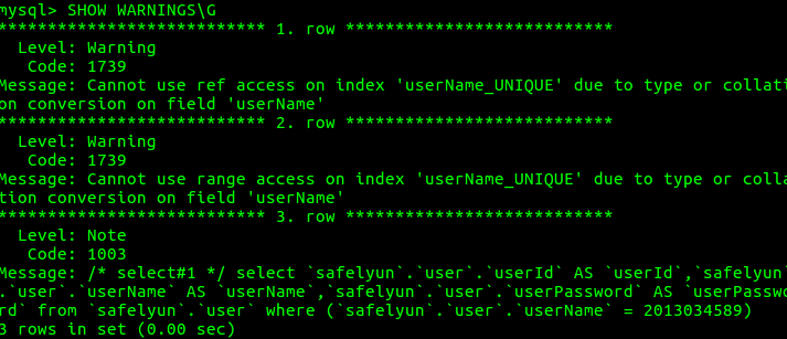 由于mysql隐式类型转换导致的索引失效的问题due To Type Or Collation Conversion On Field Csdn博客