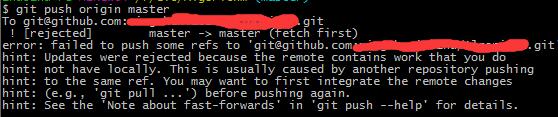 Github使用过程中push出错的解决办法调用push Error Using Command前无法从 Error 调用comm Csdn博客 9969