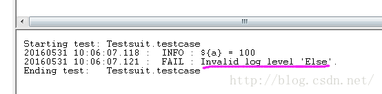 Robotframework学习日记 Run Keyword If的学习 Run Keyword If Else Csdn博客