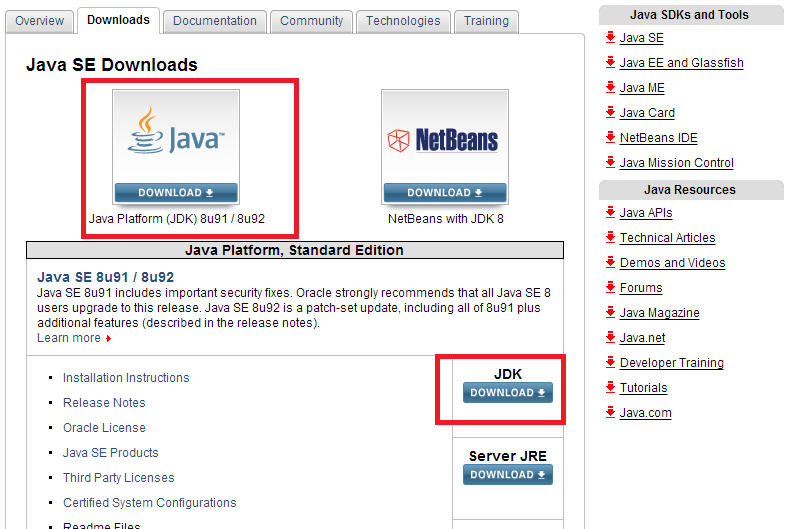 Java基础01——下载、安装JDK及配置环境变量_jdk-8u91-windows-i586-CSDN博客