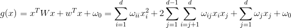 模式识别（pattern Recognition）学习笔记（十七） 二次判别函数 Csdn博客 