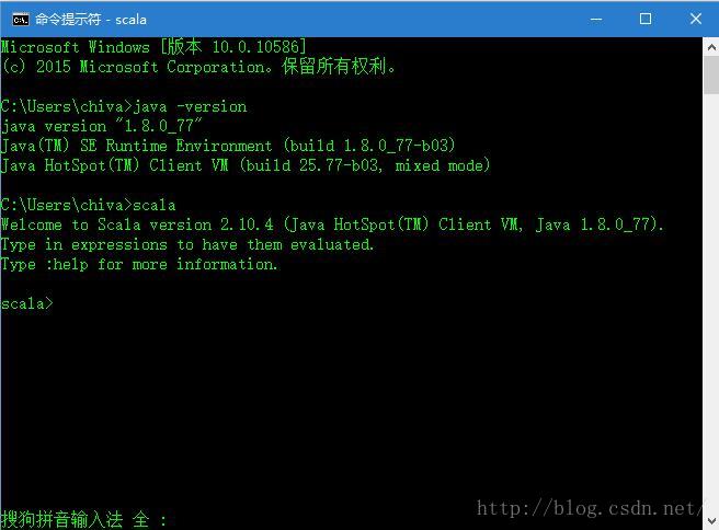 在windows下安装scala出现错误：找不到或无法加载主类 Scalatoolsnscmaingenericrunner错误 找不到或无法加载主类 Scalatoolsnsc 3441