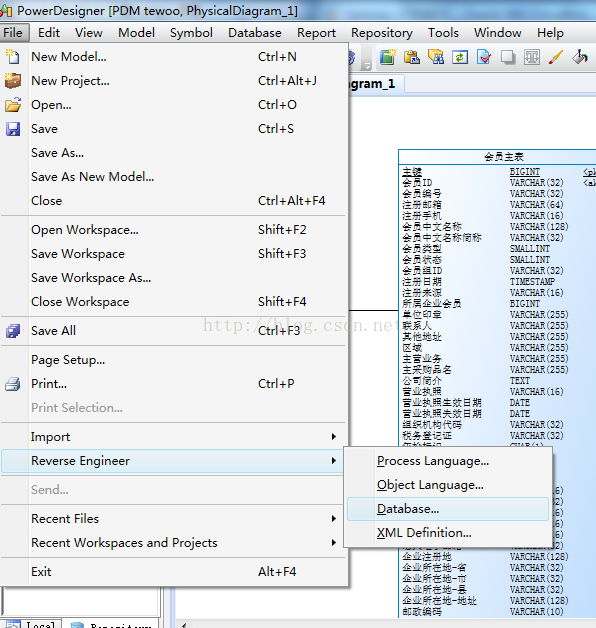 使用powerdesigner导入sql脚本，生成物理模型，name和code都显示英文的解决方法powerdesigner导入sqlcode Name Csdn博客 9070