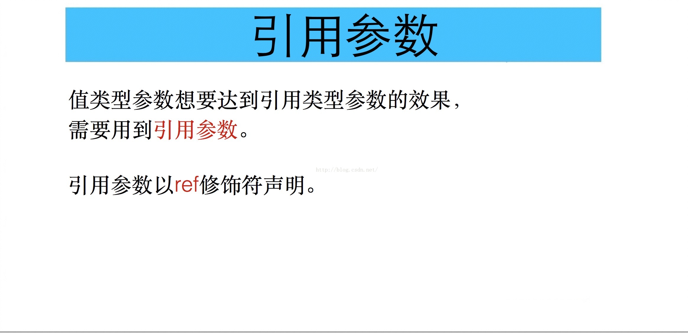【c】ref 和 Out Csdn博客 