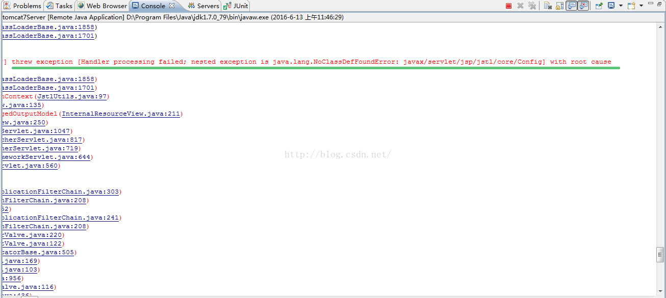 【debug】hander Processing Failed Nested Exception Is Javalang 