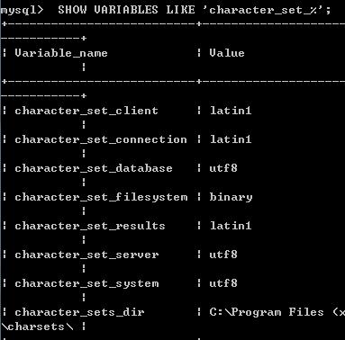 mysql中文乱码问题——命令行设置编码格式_mysql 命令 charset-CSDN博客