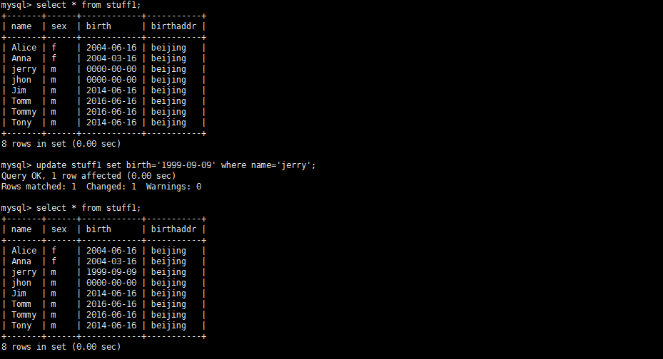 数据库的基本sql操作（增删改查）sql增删 Csdn博客