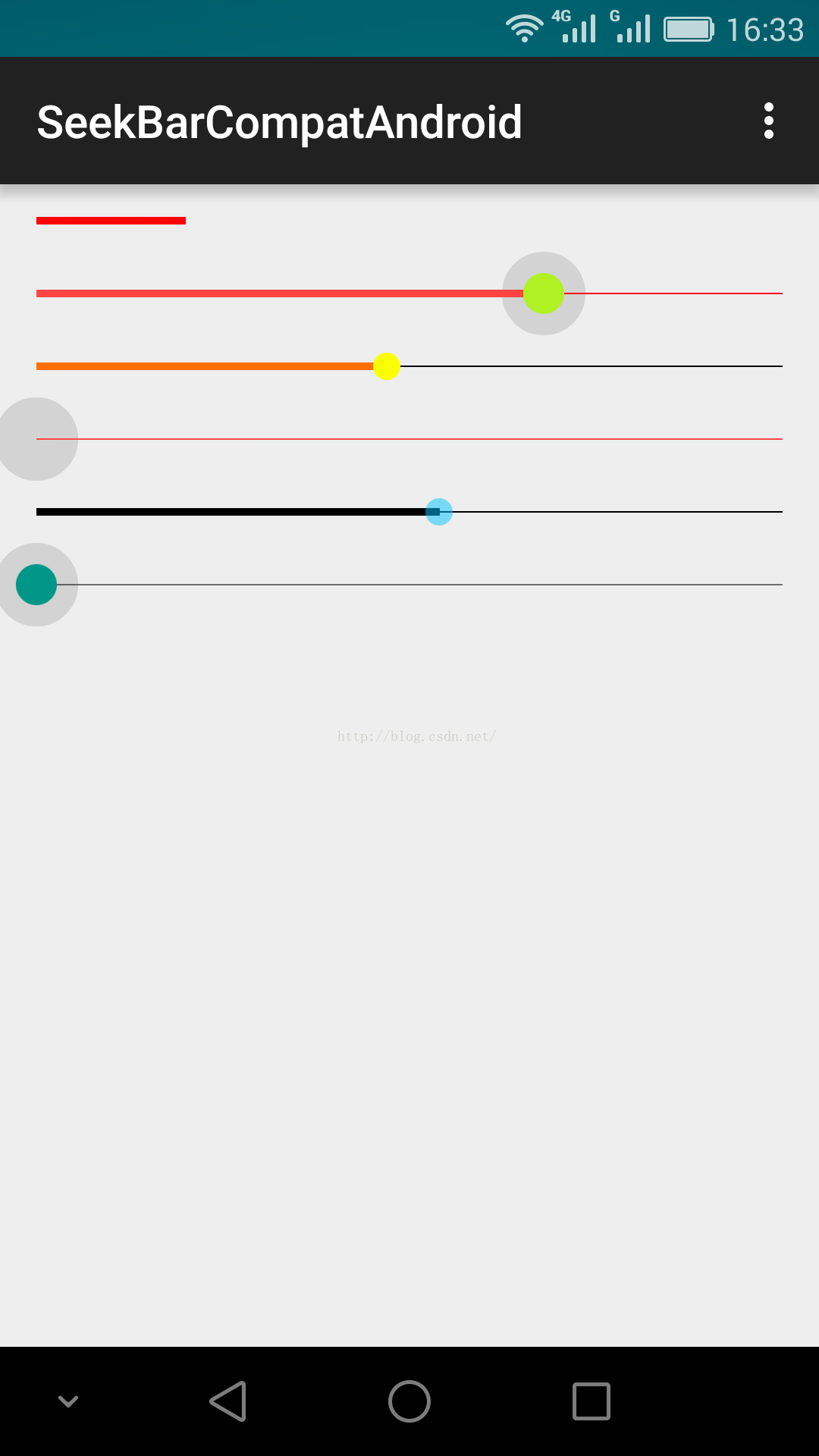 Android第三方开源seekbarcompat：音乐类播放器等app进度条常用 Csdn博客 