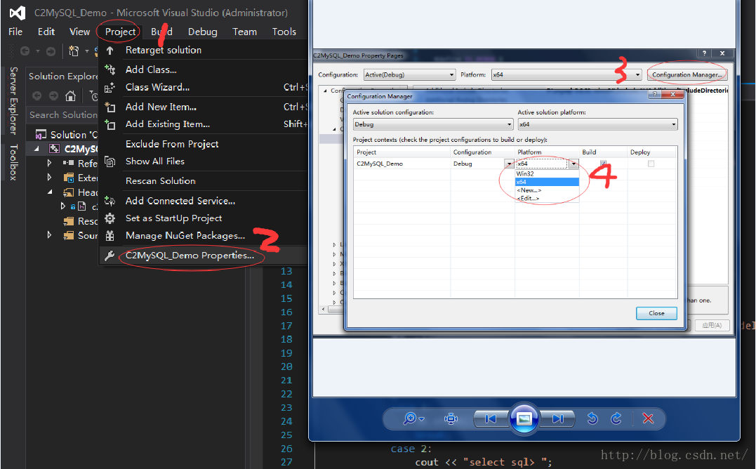 Windows下使用c操作mysql数据库windowsc编译mysql Csdn博客 