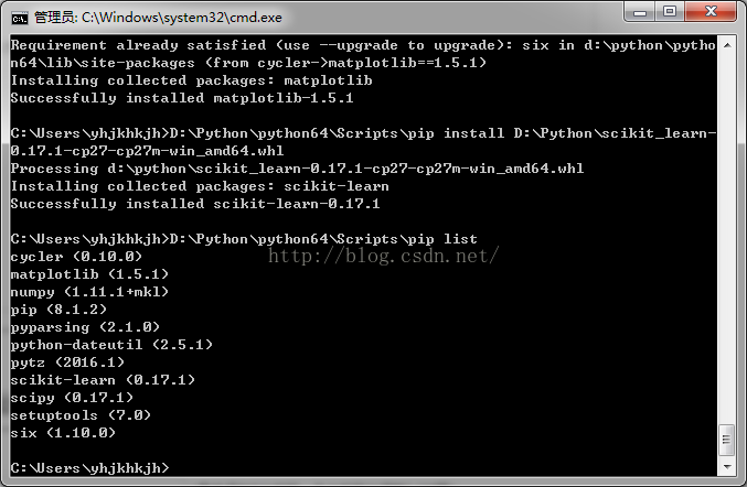 Window下安装python的机器学习包numpyscipymatplotlibscikit Learnwin10系统怎么安装fenics Csdn博客 1651